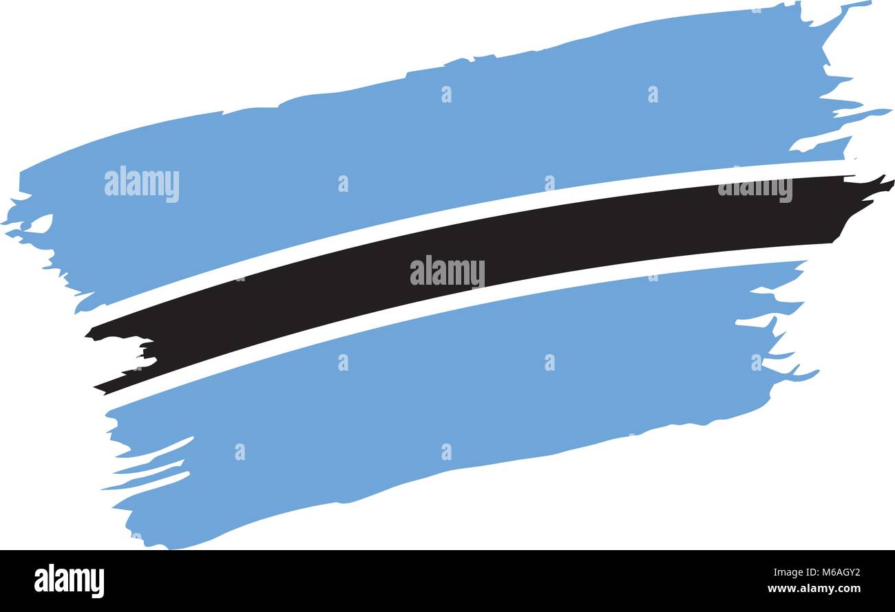 Botswana flag, vector illustration Stock Vector Image & Art - Alamy