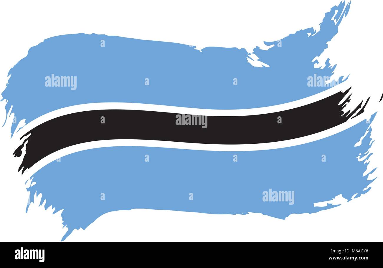 Botswana flag, vector illustration Stock Vector Image & Art - Alamy