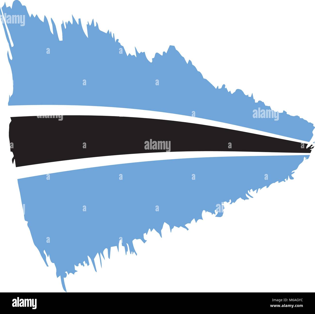 Botswana flag, vector illustration Stock Vector Image & Art - Alamy