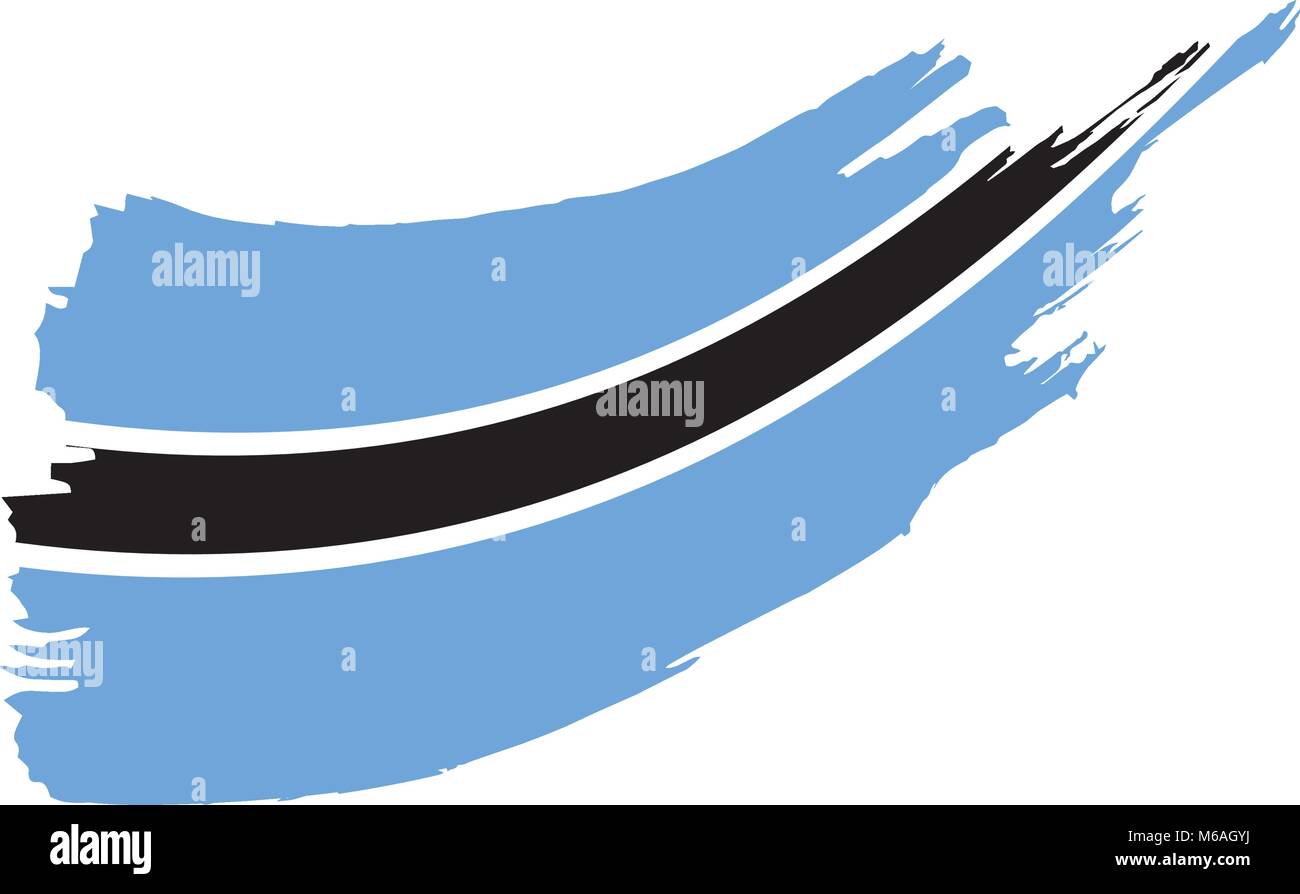 Botswana flag, vector illustration Stock Vector Image & Art - Alamy
