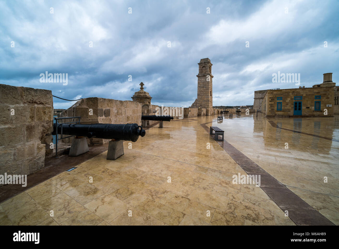 Fort Saint Angelo, Birgu Waterfront, Vittoriosa, Malta Stock Photo - Alamy