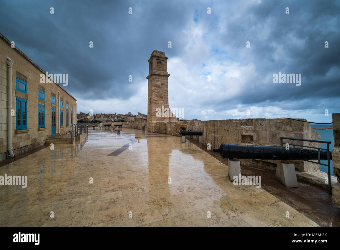 Fort Saint Angelo, Birgu Waterfront, Vittoriosa, Malta Stock Photo - Alamy