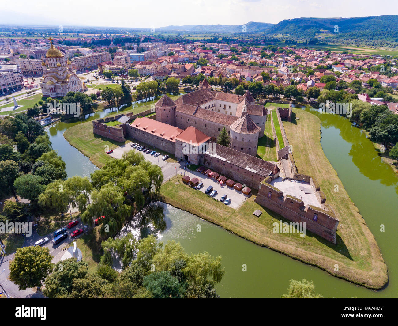 Medieval fortress city fagaras hi-res stock photography and images - Alamy