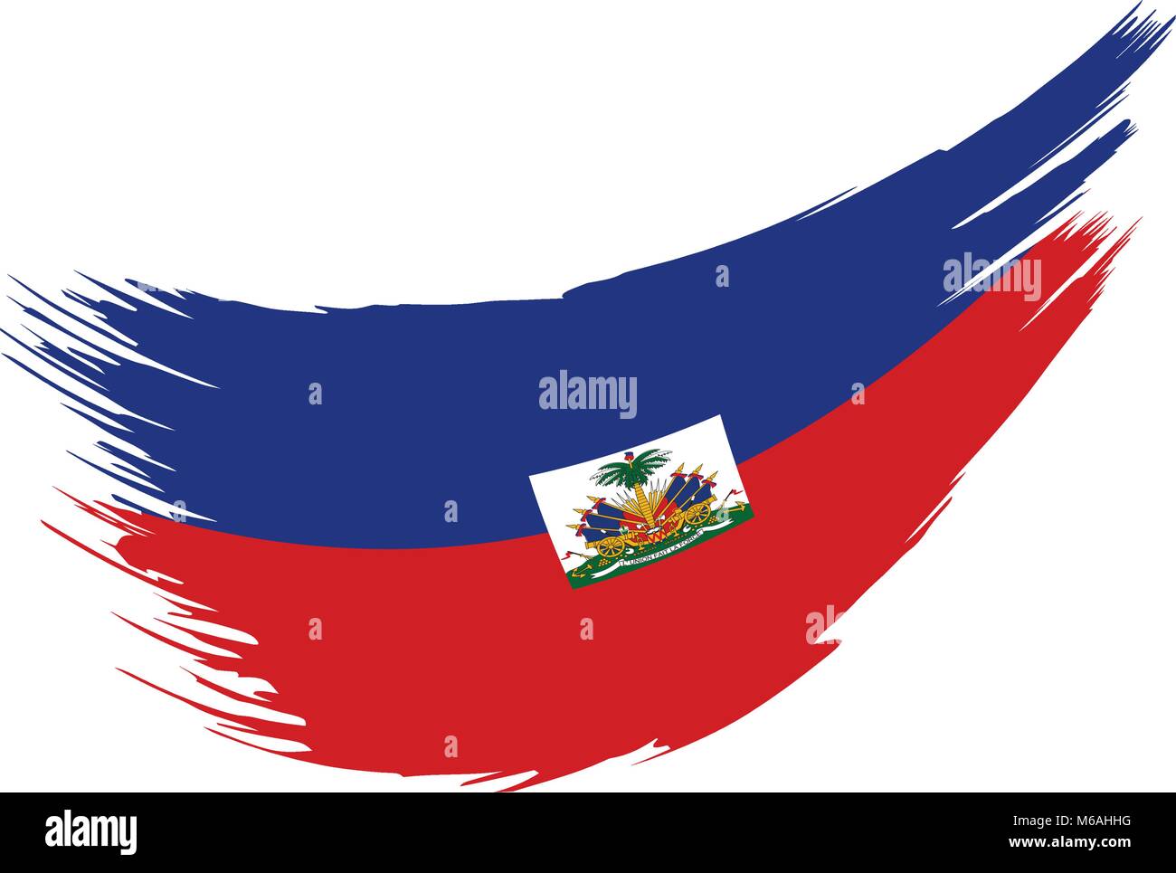Haiti flag, vector illustration Stock Vector Image & Art - Alamy