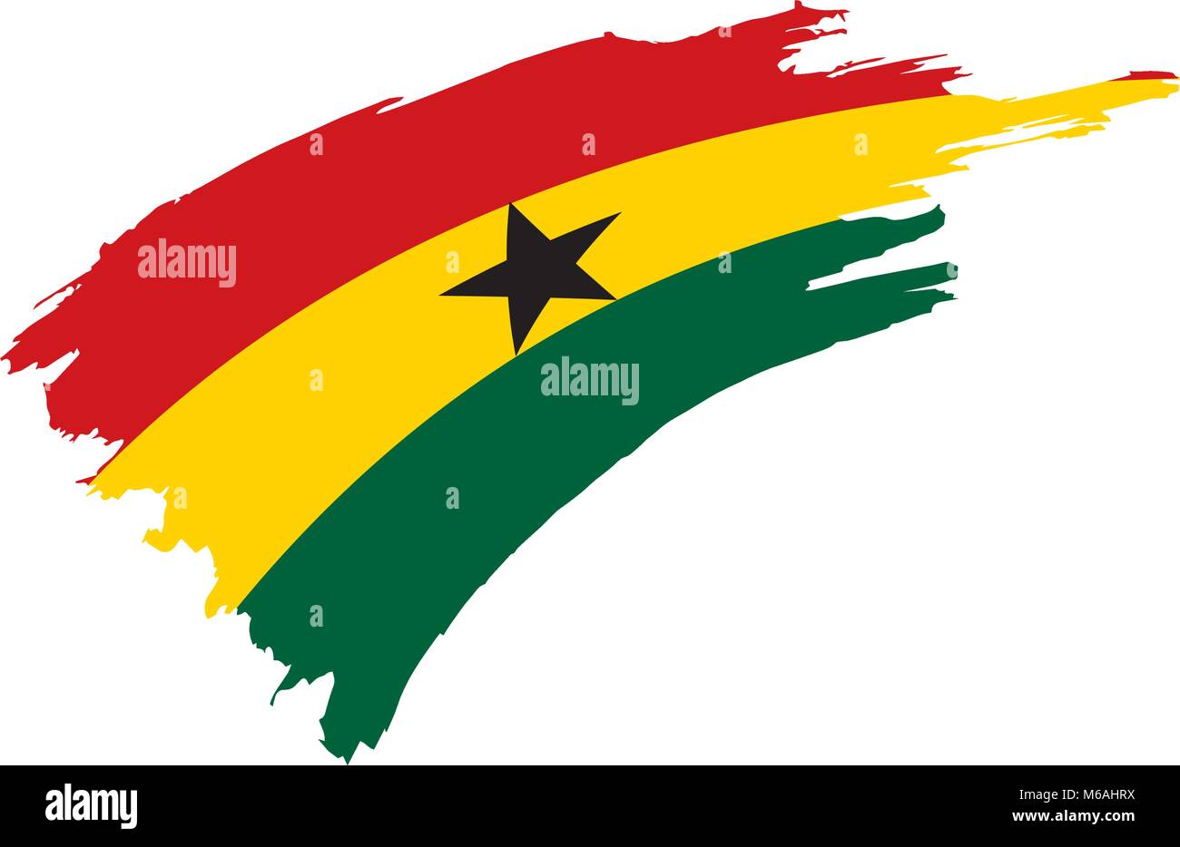 Ghana flag, vector illustration Stock Vector Image & Art - Alamy