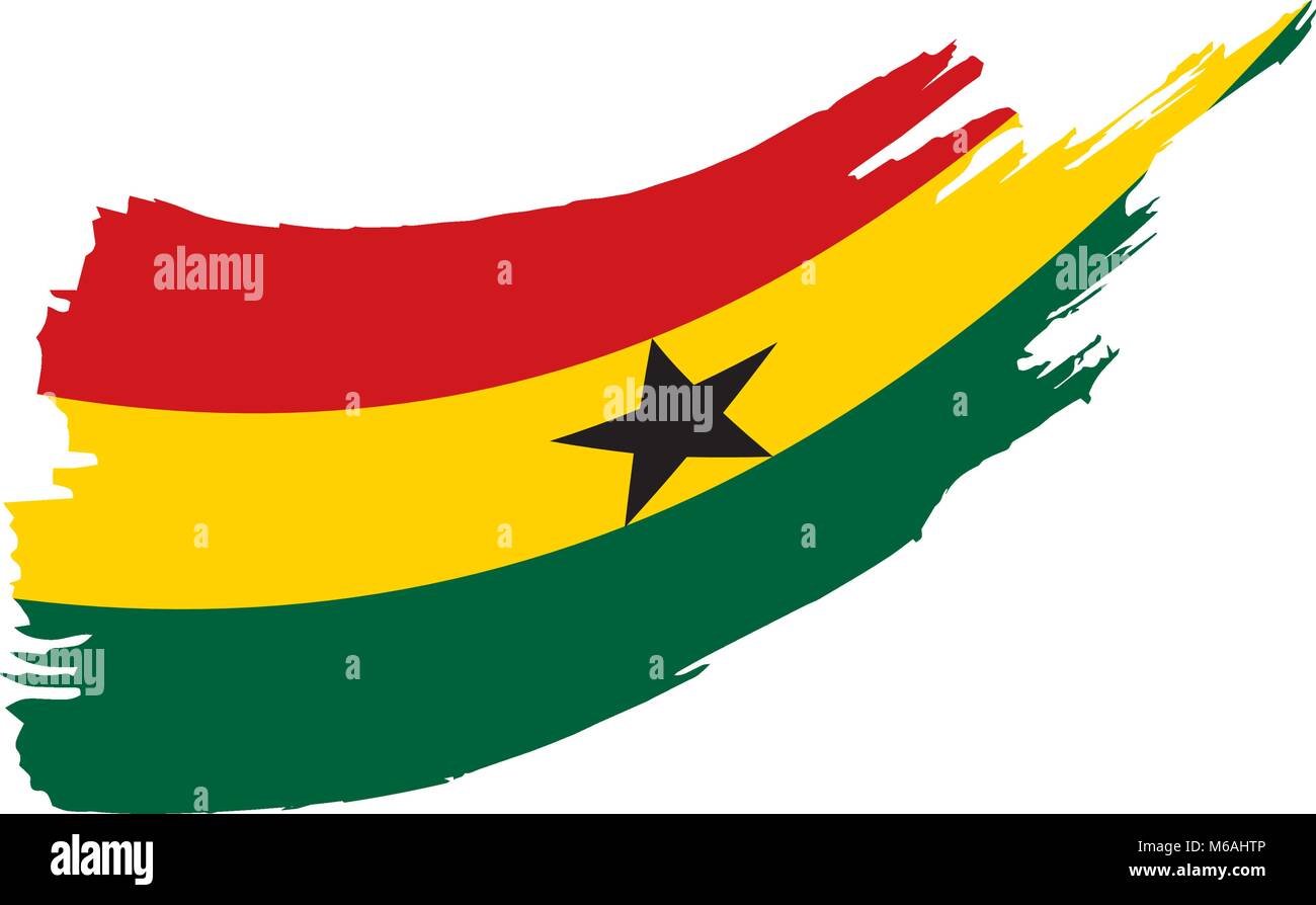 Ghana flag, vector illustration Stock Vector Image & Art - Alamy