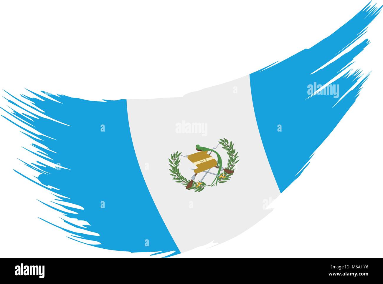 Guatemala flag, vector illustration Stock Vector Image & Art - Alamy