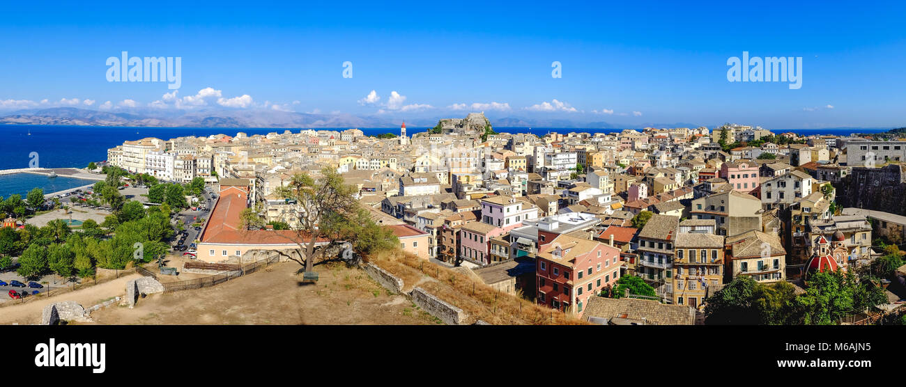 Corfu from above hi-res stock photography and images - Alamy