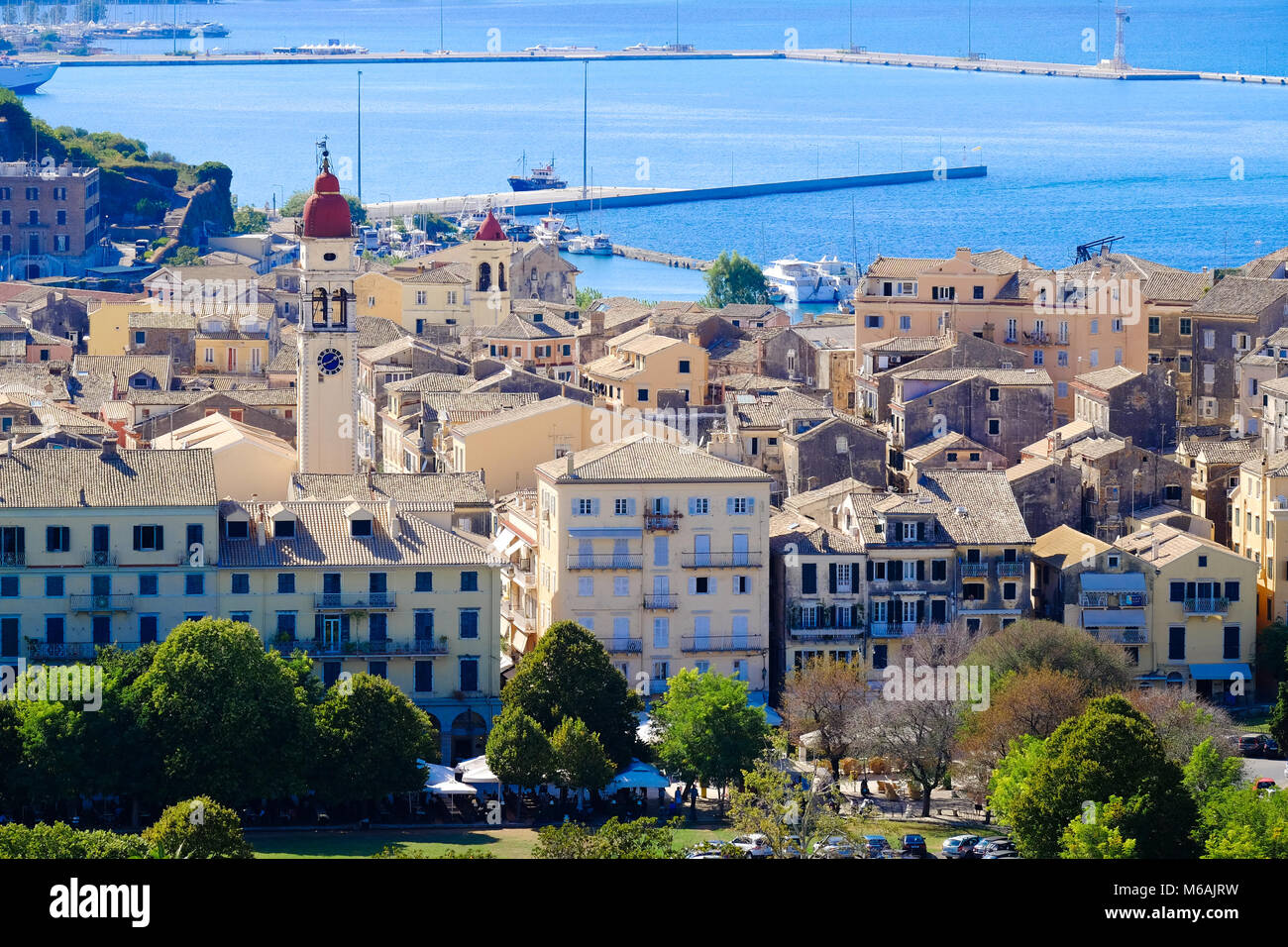 Corfu town hi-res stock photography and images - Alamy