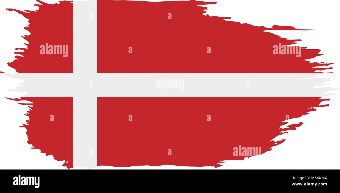Denmark flag, vector illustration Stock Vector Image & Art - Alamy