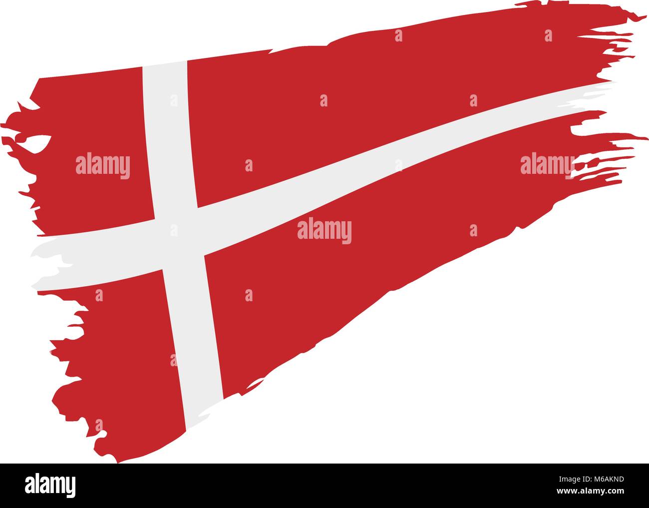 Denmark flag, vector illustration Stock Vector Image & Art - Alamy