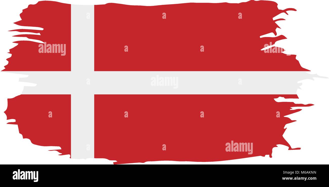 Denmark flag, vector illustration Stock Vector Image & Art - Alamy