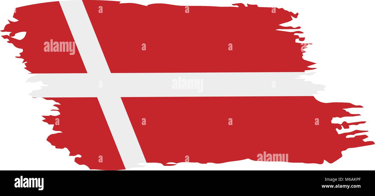 Denmark flag, vector illustration Stock Vector Image & Art - Alamy