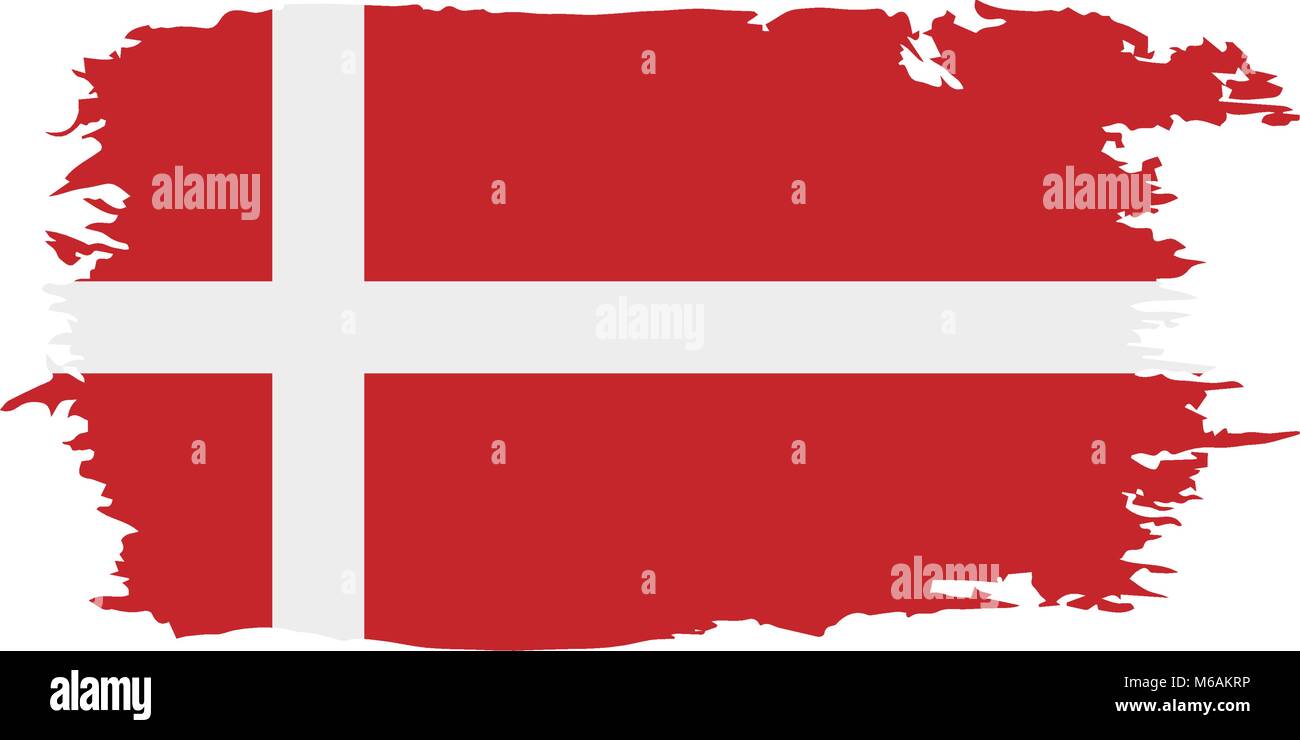 Denmark flag, vector illustration Stock Vector Image & Art - Alamy