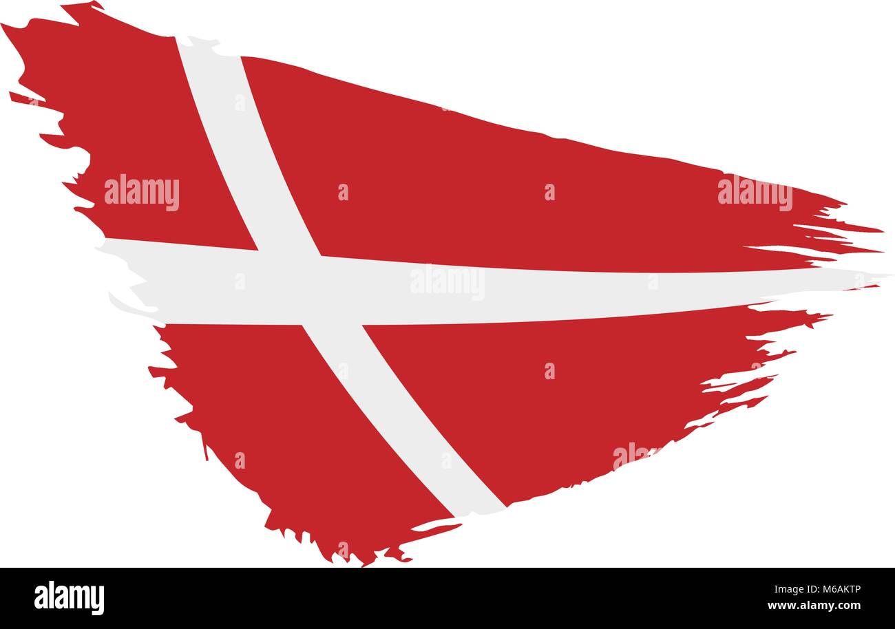 Denmark flag, vector illustration Stock Vector Image & Art - Alamy