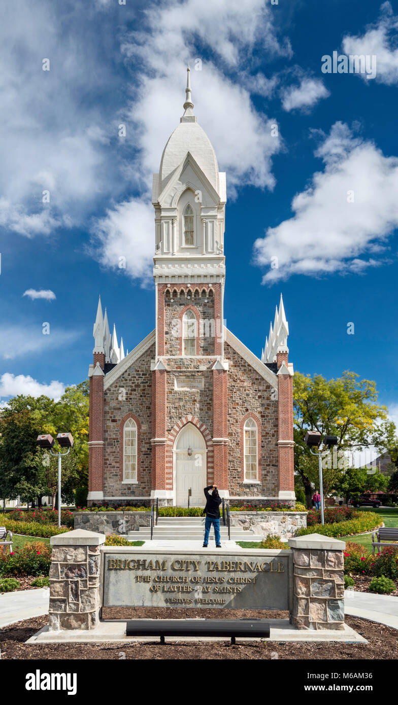 Box elder tabernacle hi-res stock photography and images - Alamy