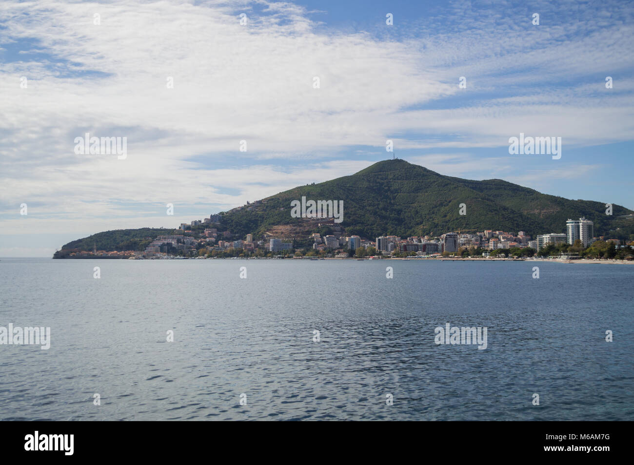 Old town budva panorama hi-res stock photography and images - Alamy