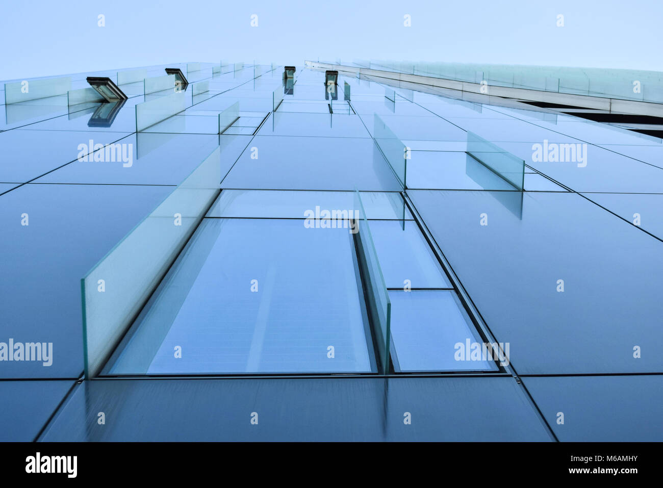 Modern office building glass facade, skyscraper window Stock Photo - Alamy