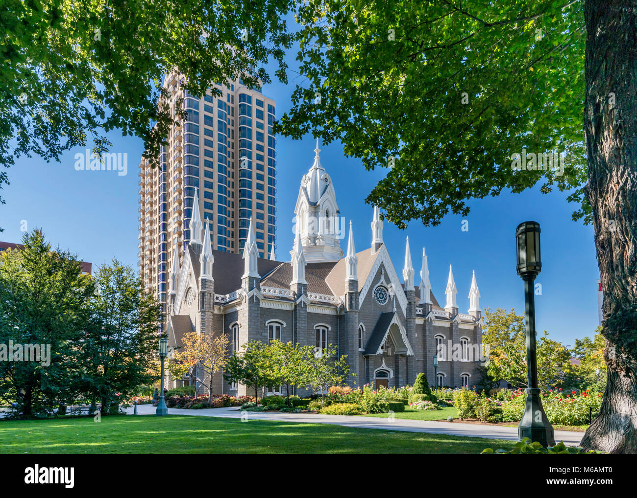 Salt lake assembly hall lds hi-res stock photography and images - Alamy