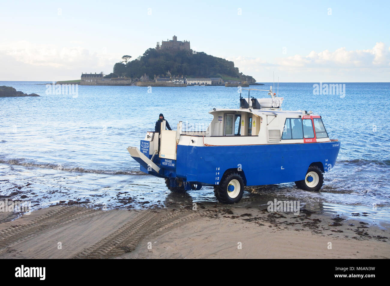 The amphibious ferry at St. Michael’s Mount, Cornwall, UK - John Gollop ...