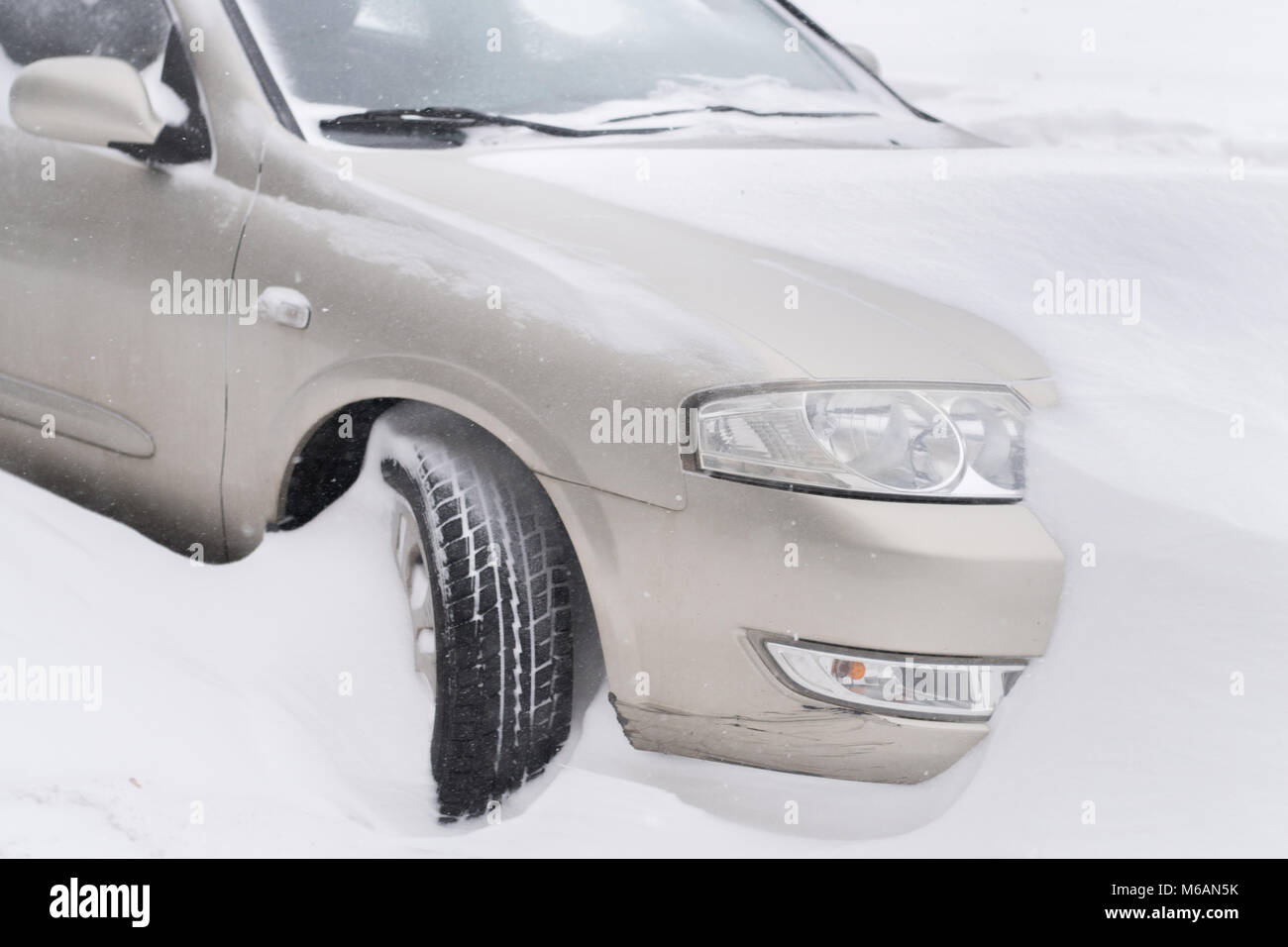 Car Stuck In Ice High Resolution Stock Photography and Images - Alamy
