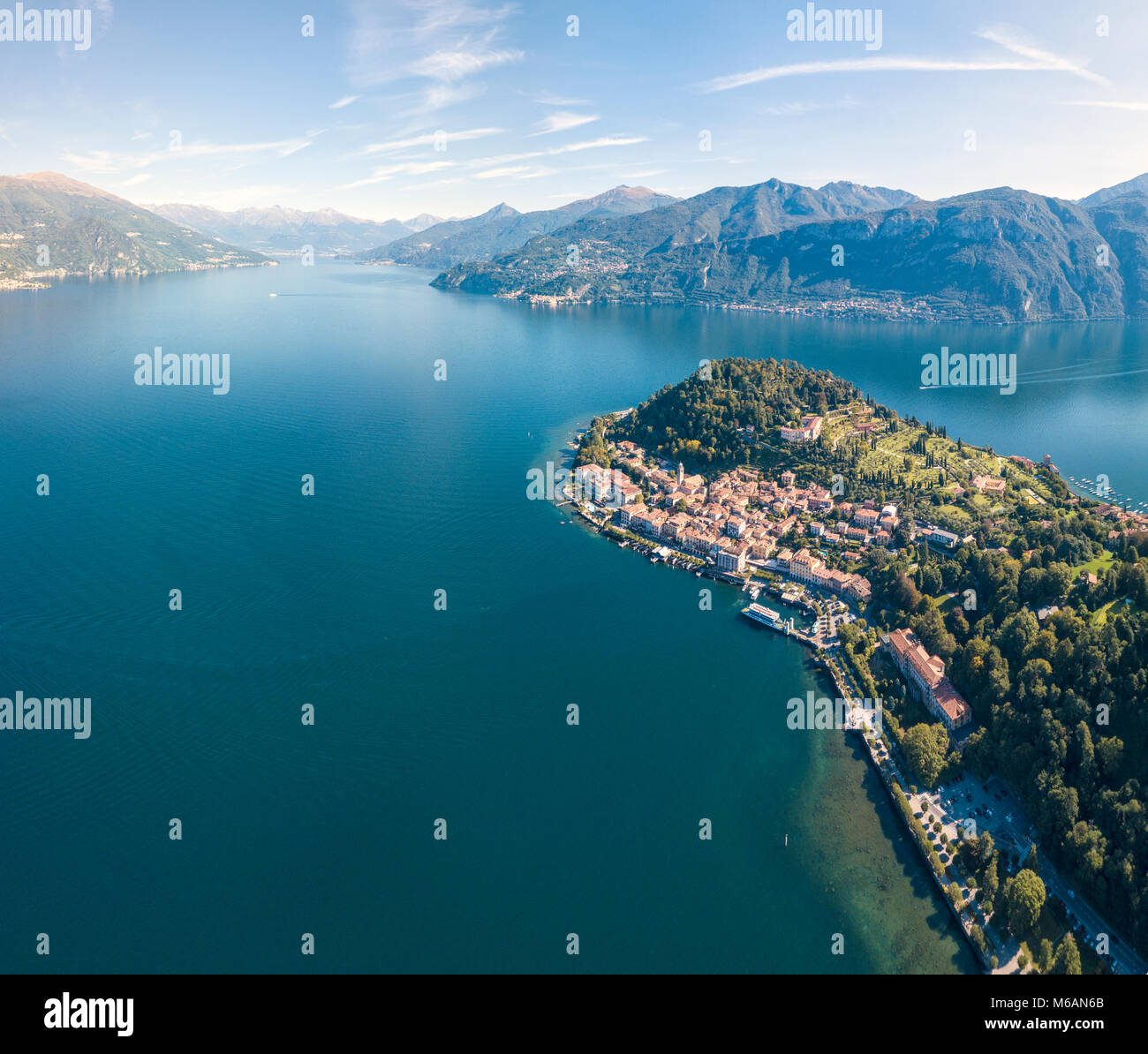 Lake como aerial view hi-res stock photography and images - Alamy