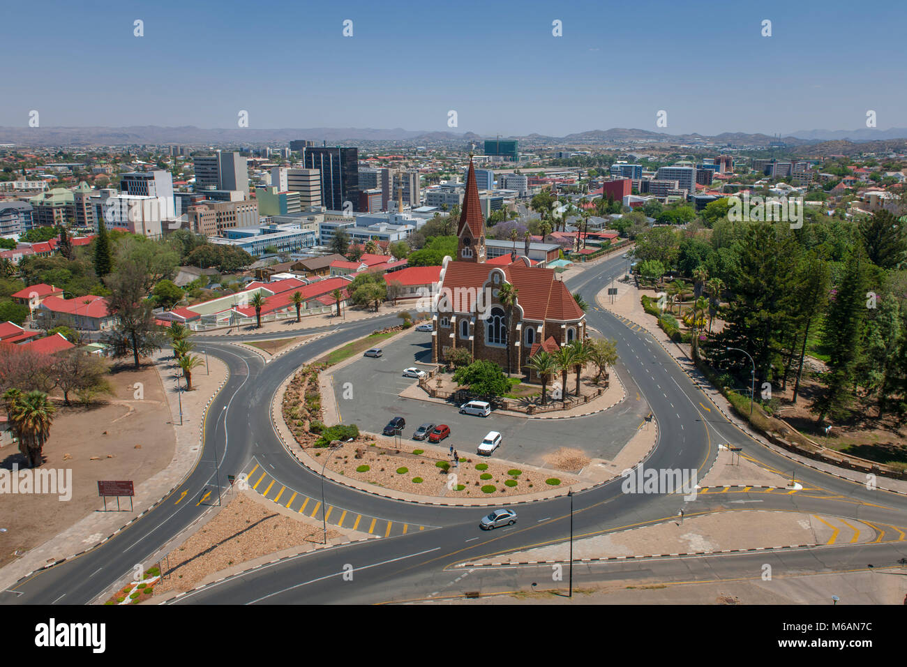 Evangelical Lutheran Christ Church of 1910, overview of the city ...
