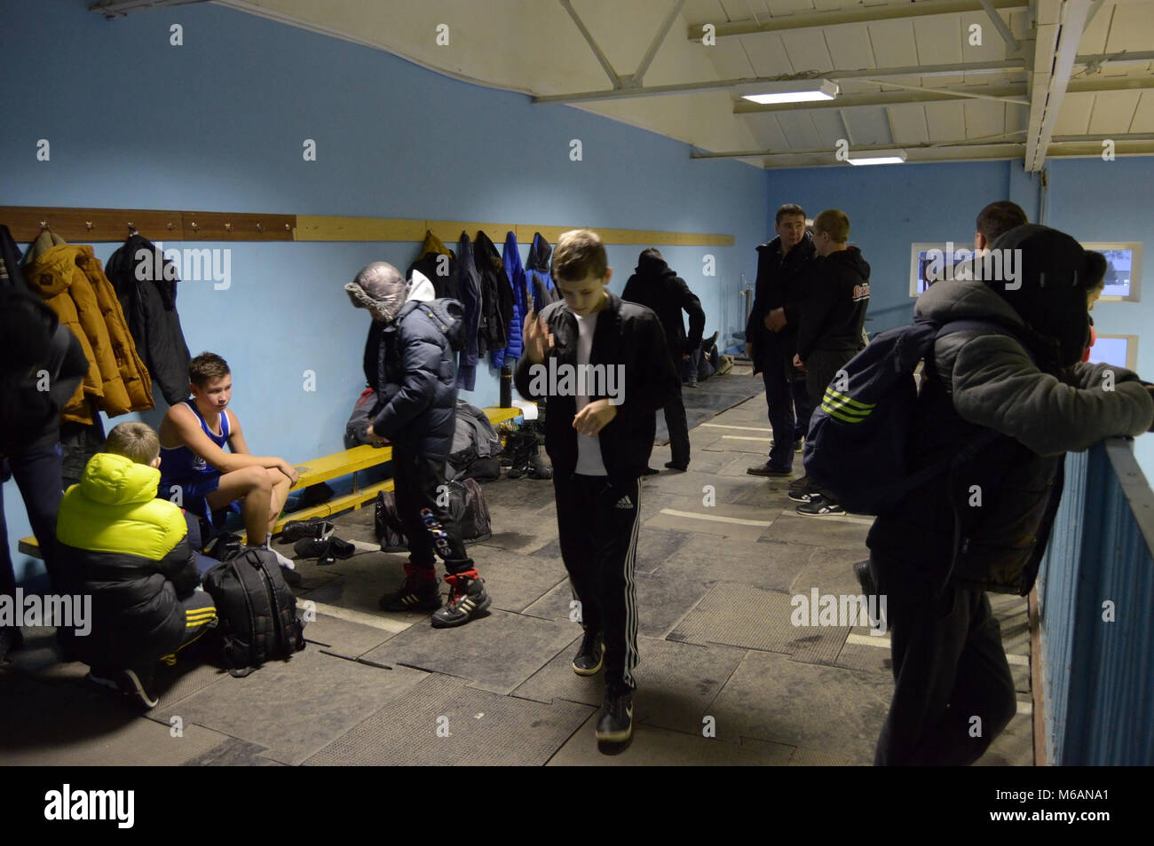 Boxing changing room hi-res stock photography and images - Alamy