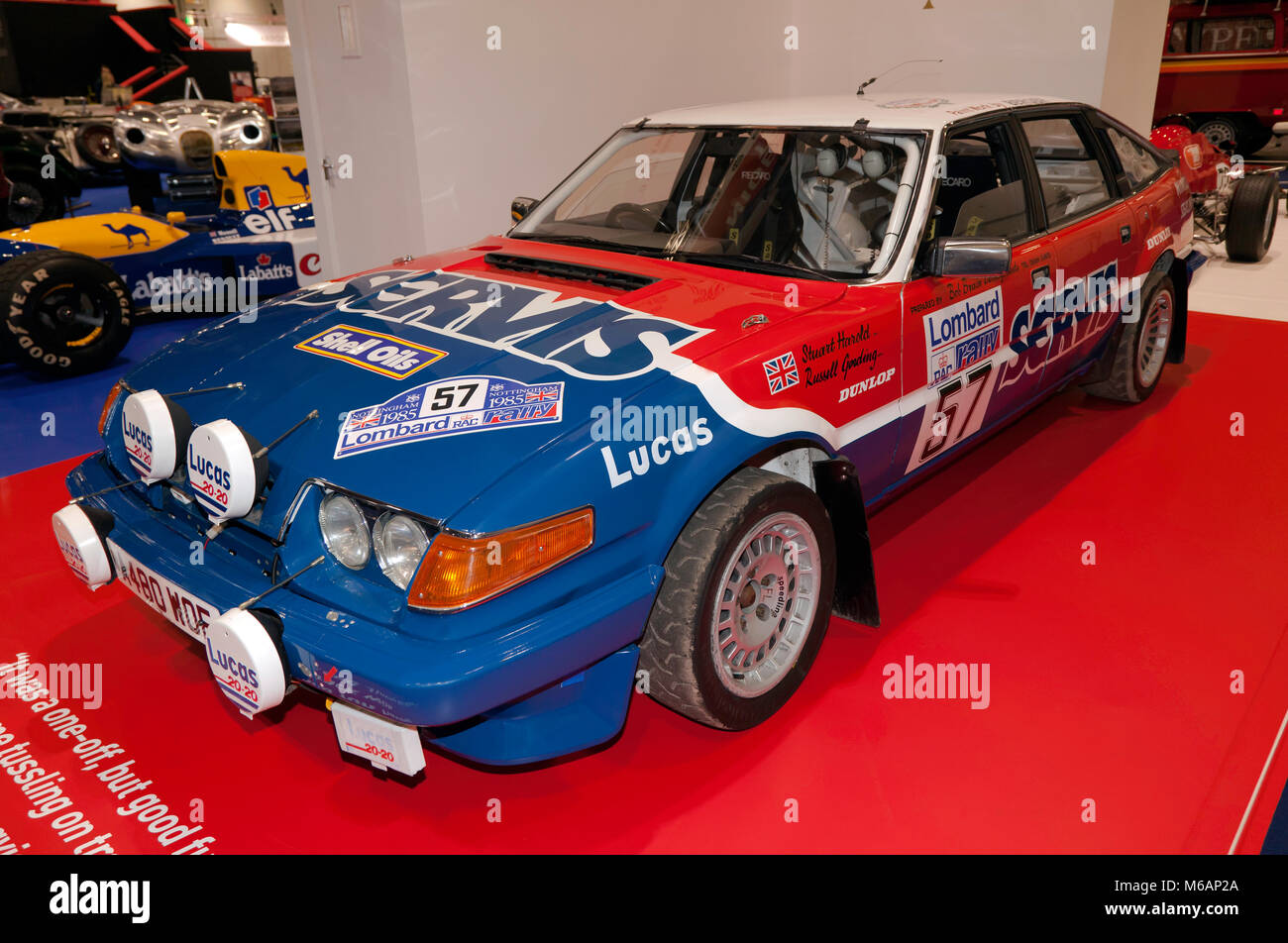 A Rover SD1 in which Nigel Mansell competed in the 1983 Rally Sprint ...
