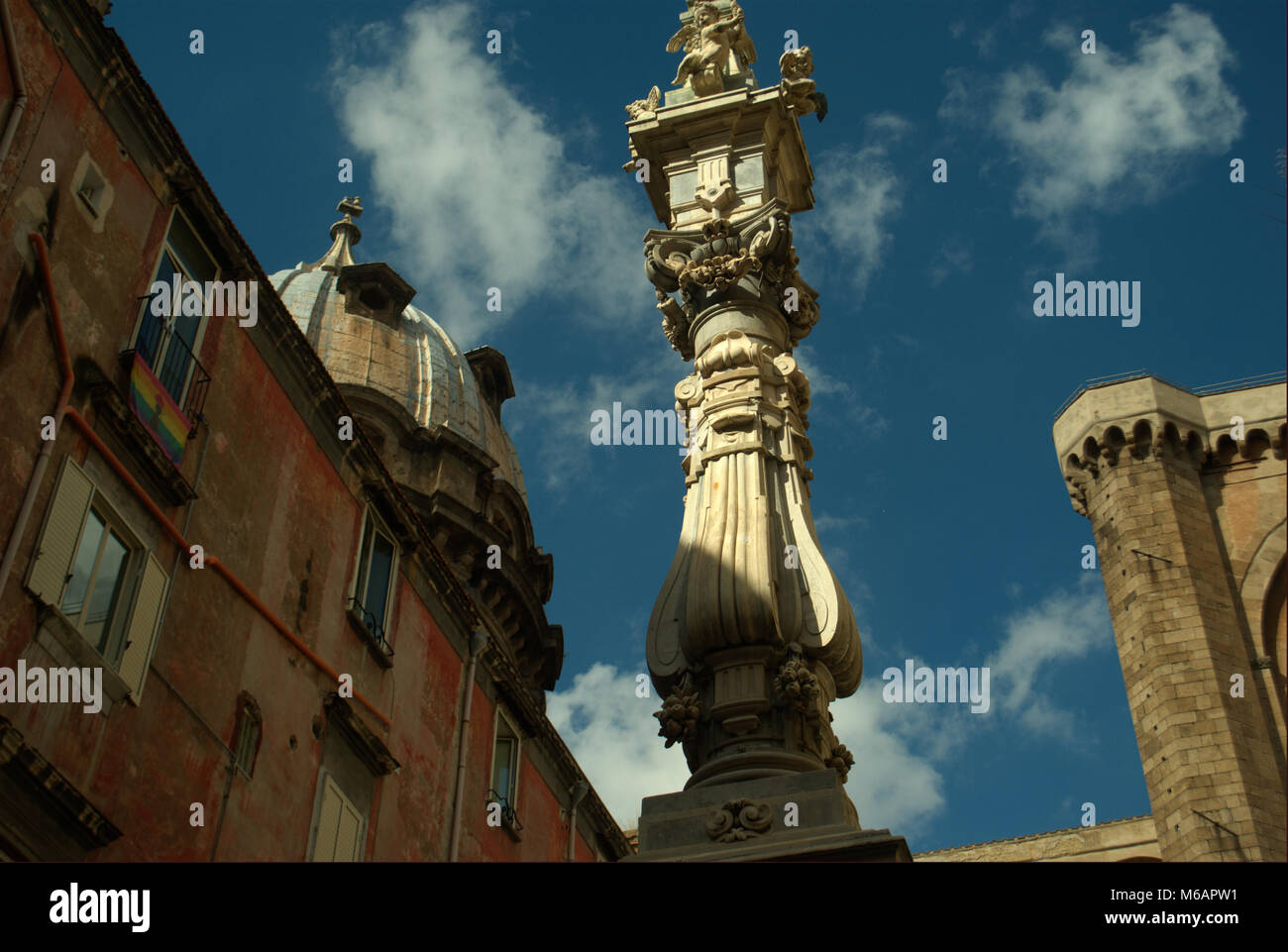 Classic architecture, Naples, Italy Stock Photo - Alamy
