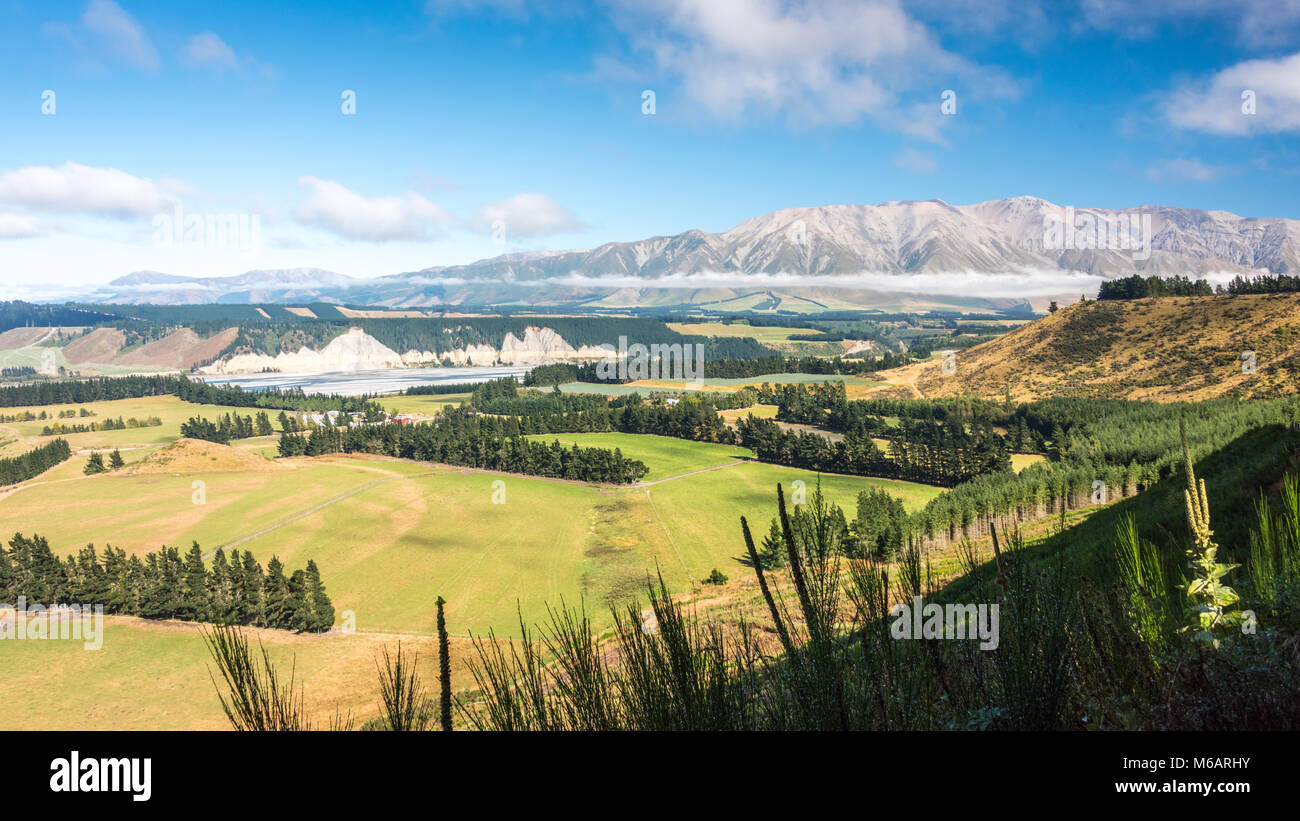 Canterbury Plains Region, South Island, New Zealand Stock Photo - Alamy