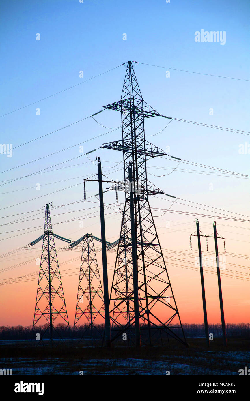 Overhead Line Tower High Resolution Stock Photography and Images - Alamy