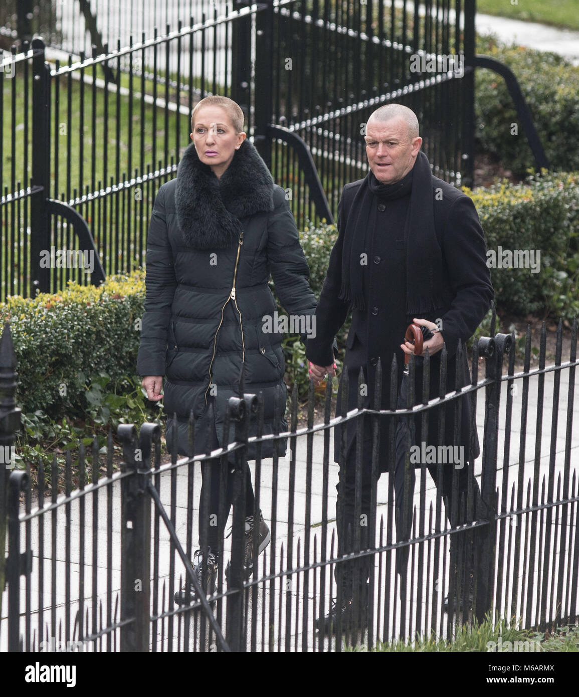 Guests arrive to the Funeral service of Graham Taylor at St Mary's ...