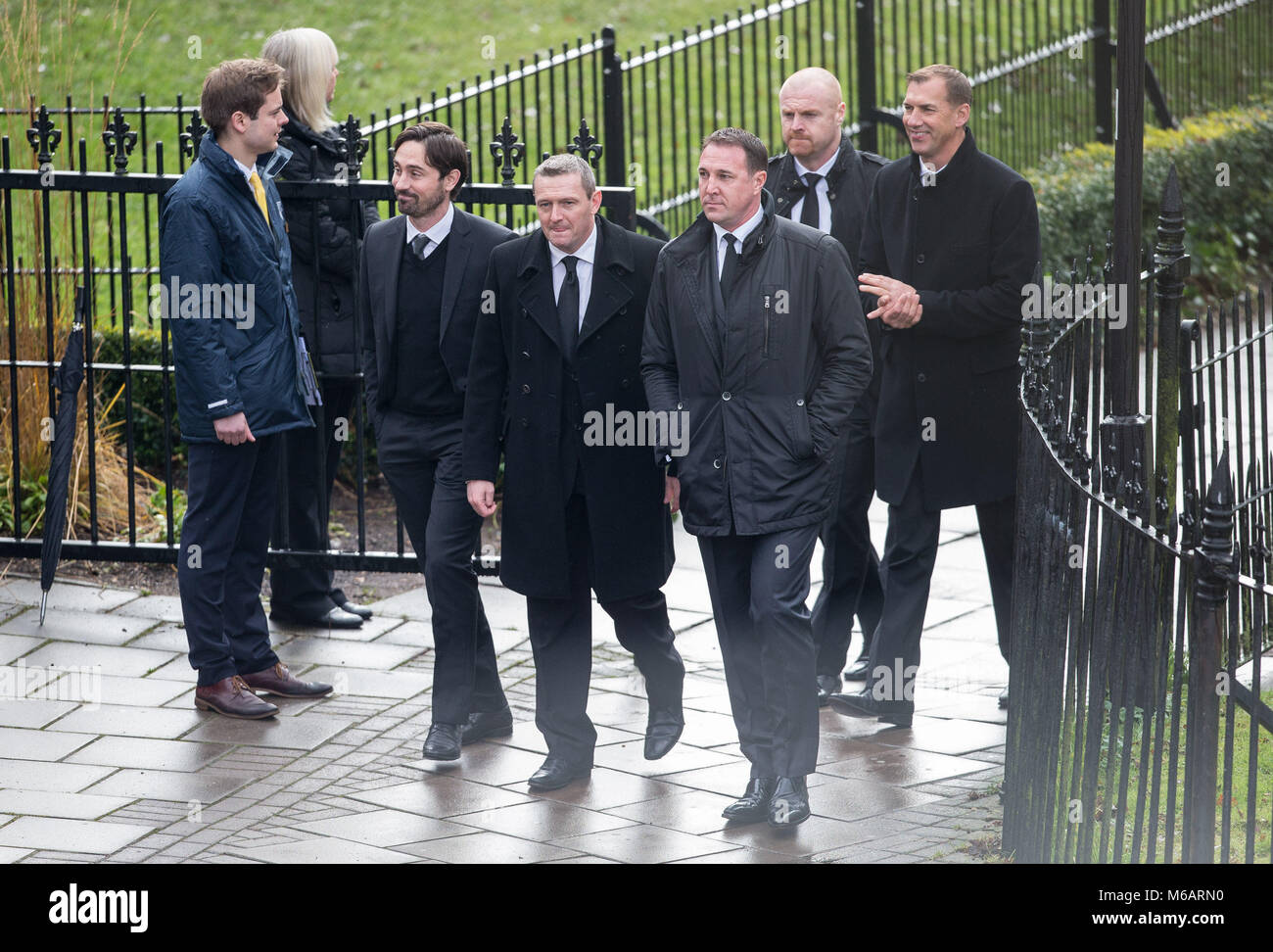 Former Watford Players & Managers (R-L) Alec Chamberlain, Sean Dyche ...