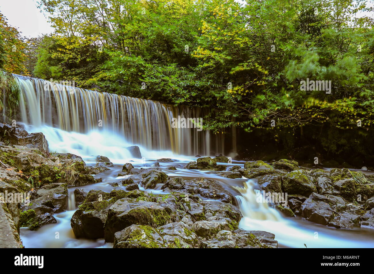 Crumlin Glen Waterfall Stock Photo - Alamy