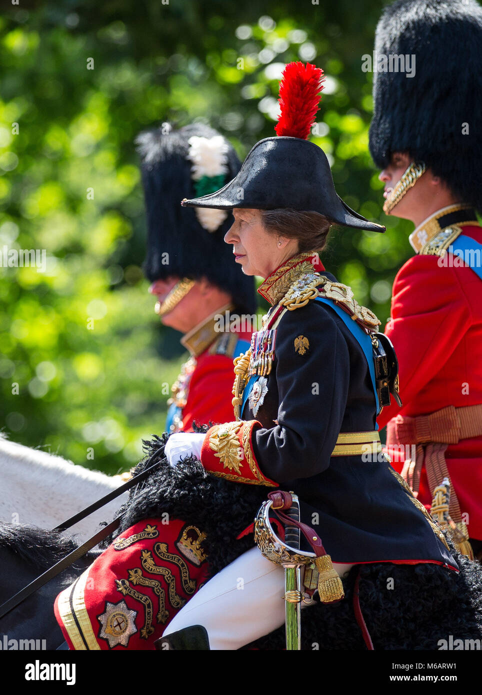 Princess Anne, Princess Royal during the Trooping the Colour Her Royal ...