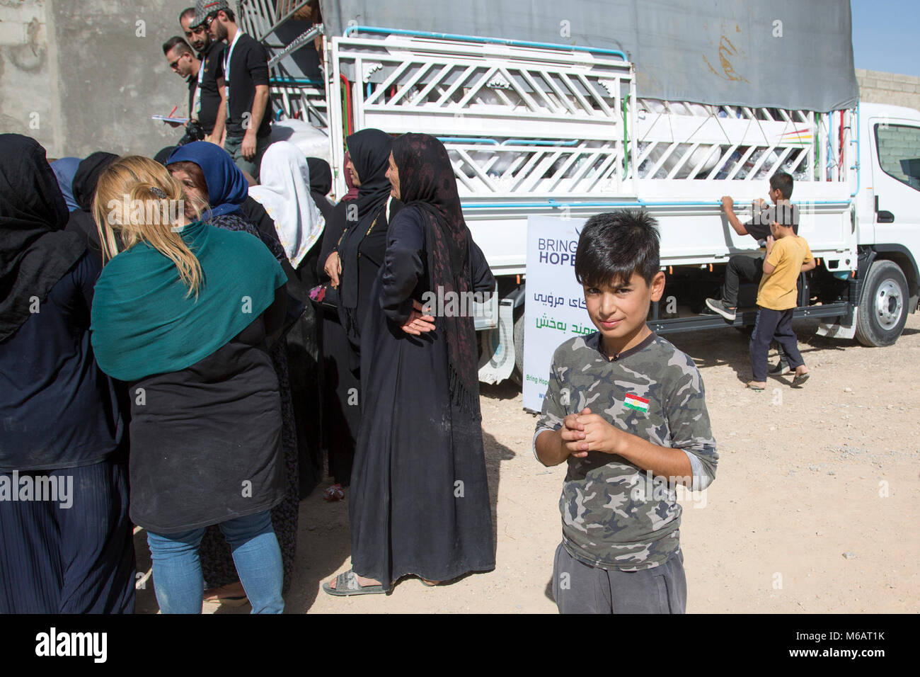 A young Kurdish boy poses for a Stock Photo - Alamy