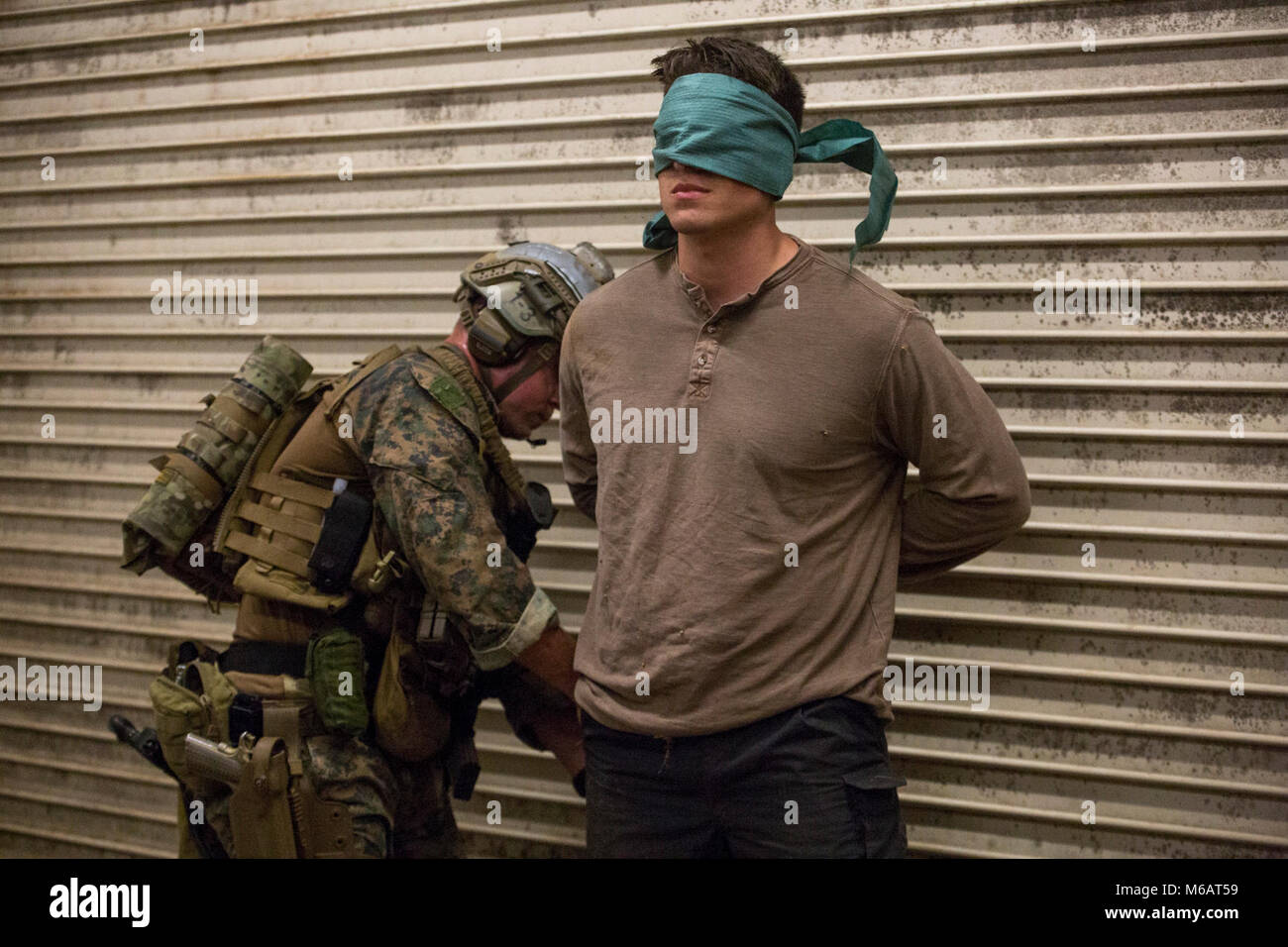 A Force Reconnaissance Marine with Maritime Raid Force, 31st Marine ...