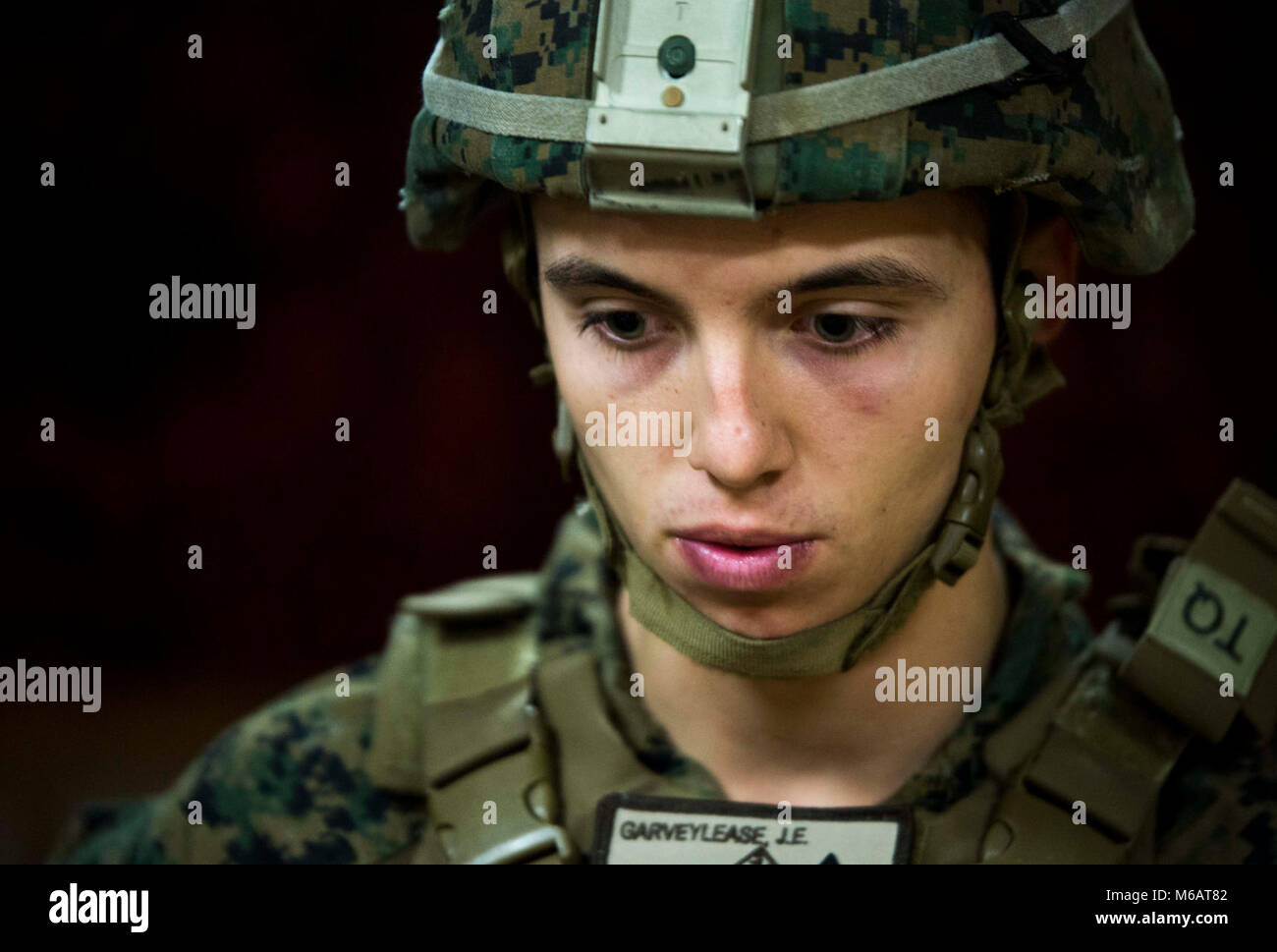 Lance Cpl. Justin Garvey-Lease, an antitank missileman with Battalion ...