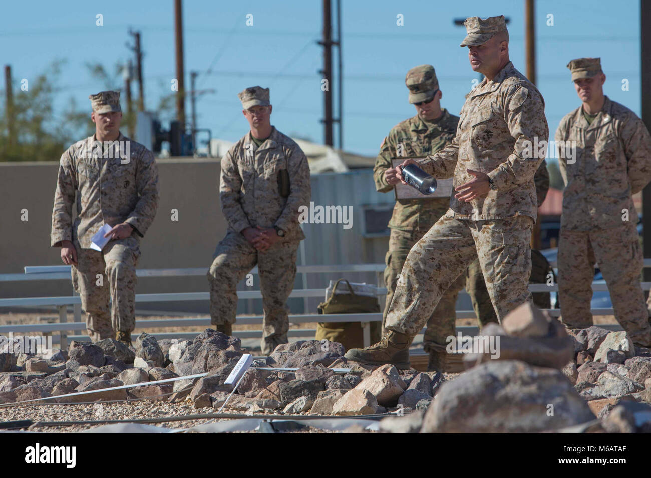 Lt. Col. Mark Liston, the commander of 2nd Light Armored Reconnaissance ...