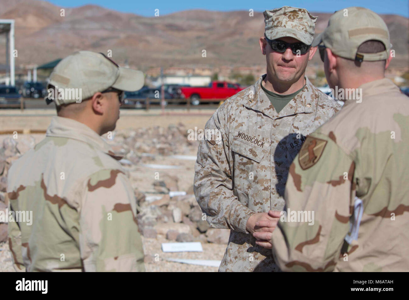 Maj. Douglas Woodcock, the operations officer with 2nd Light Armored ...