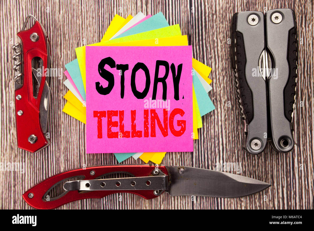 Writing text showing Storytelling. Business concept for Teller Story ...