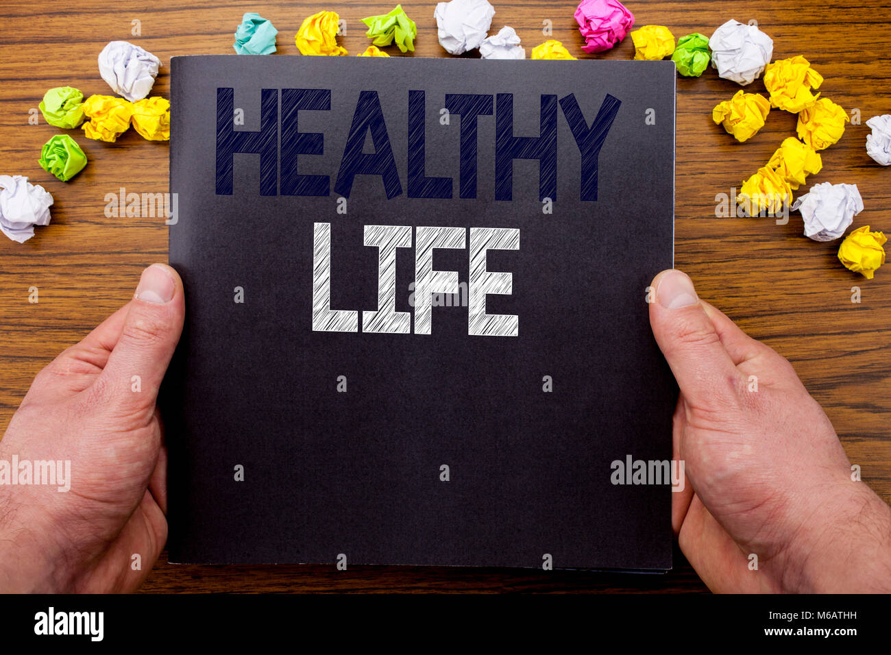 Word, writing Healthy Life. Business concept for Good Health Food ...