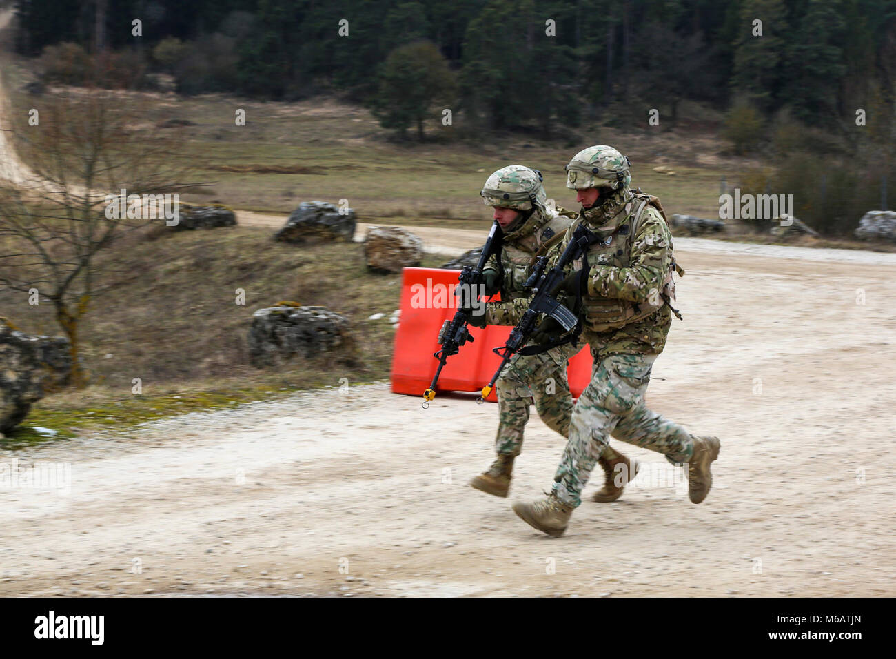 Georgian soldiers of Charlie Company, 11th Light Infantry Battalion ...