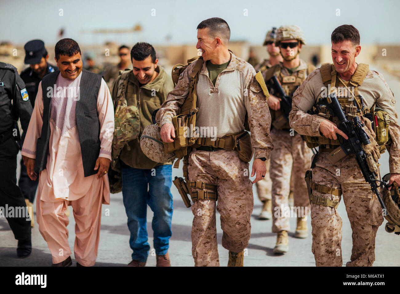 U.S. Marine Brig. Gen. Benjamin T. Watson, Commanding General of Task ...
