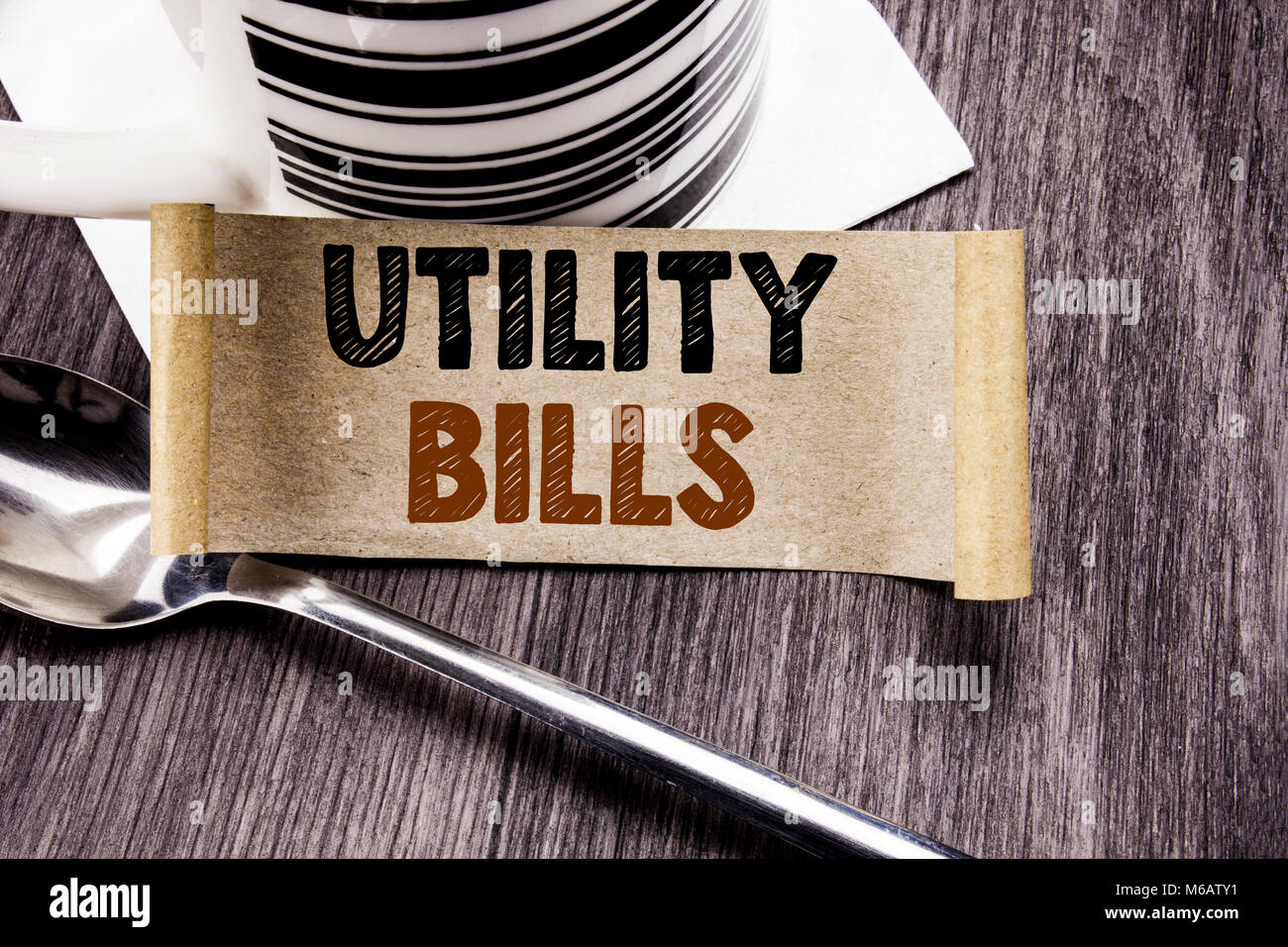 Handwriting Announcement text showing Utility Bills. Business concept ... Handwriting Announcement text showing Utility Bills. Business concept ...