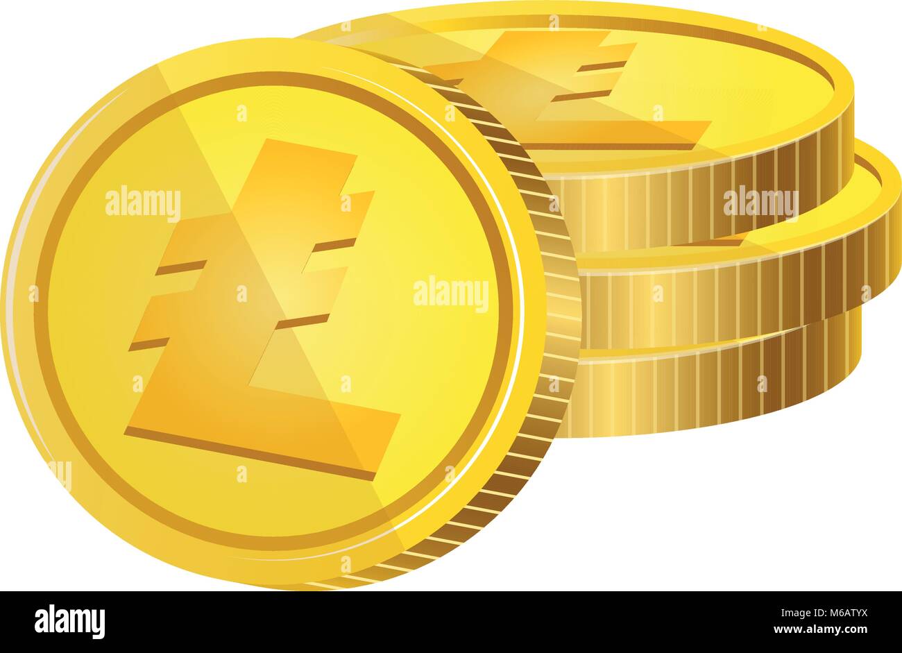 Litecoin cryptocurrency logo Stock Vector Images - Alamy
