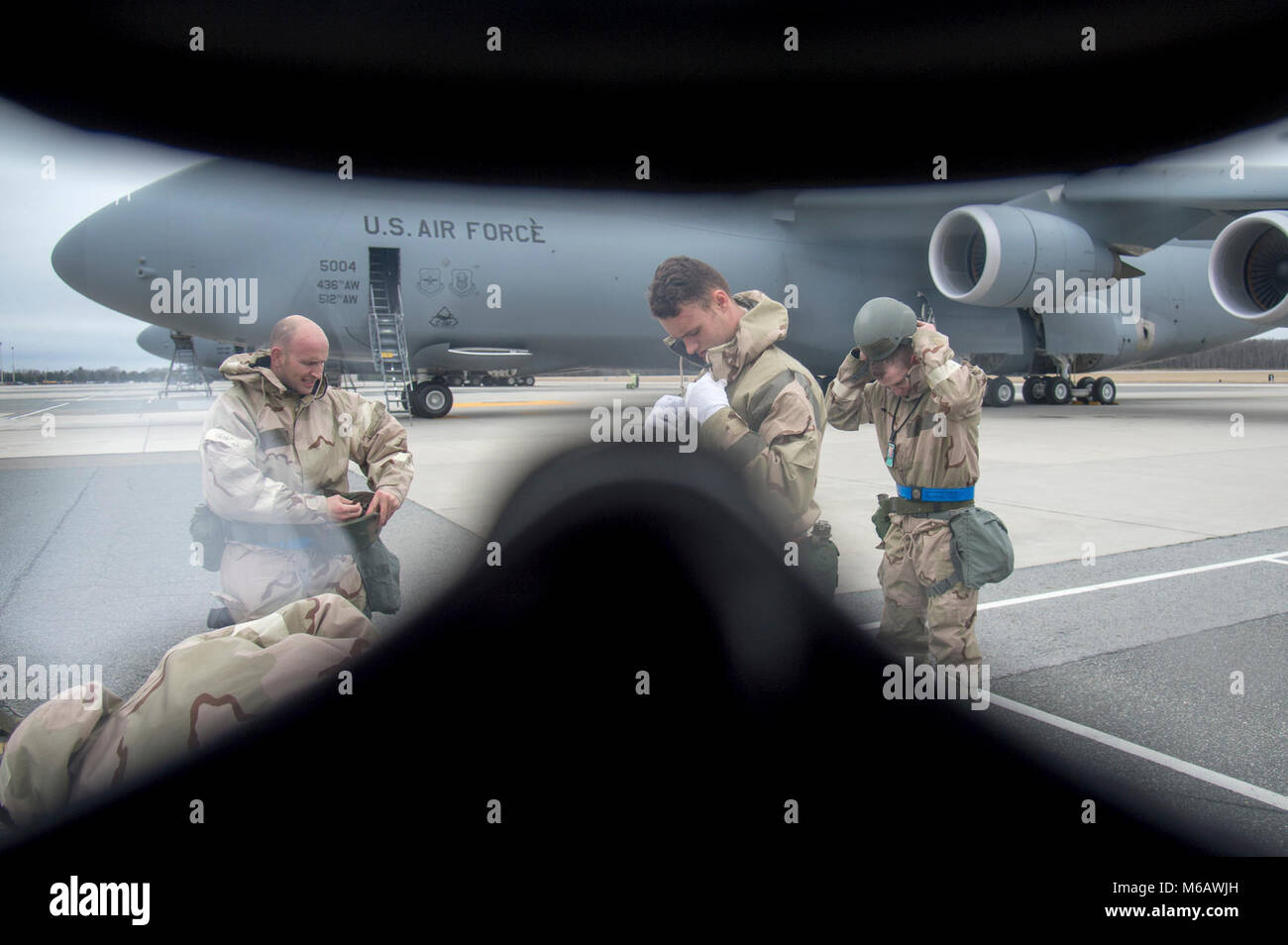 A view from inside an M50 gas mask during the 2018 Vengeant Eagle ...