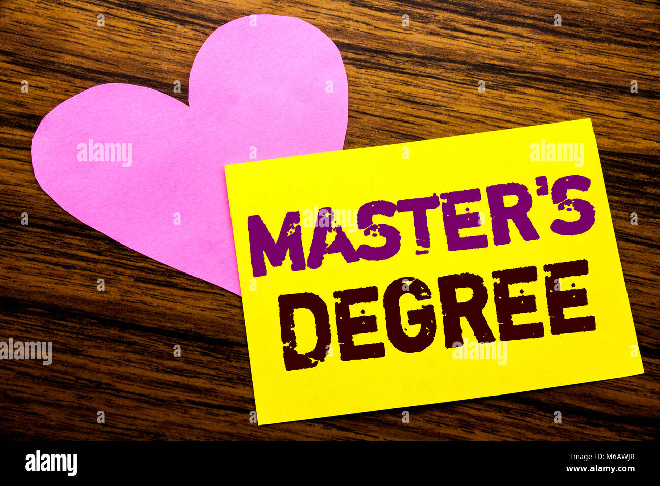 Hand writing text caption inspiration showing Master s Degree. Business ...