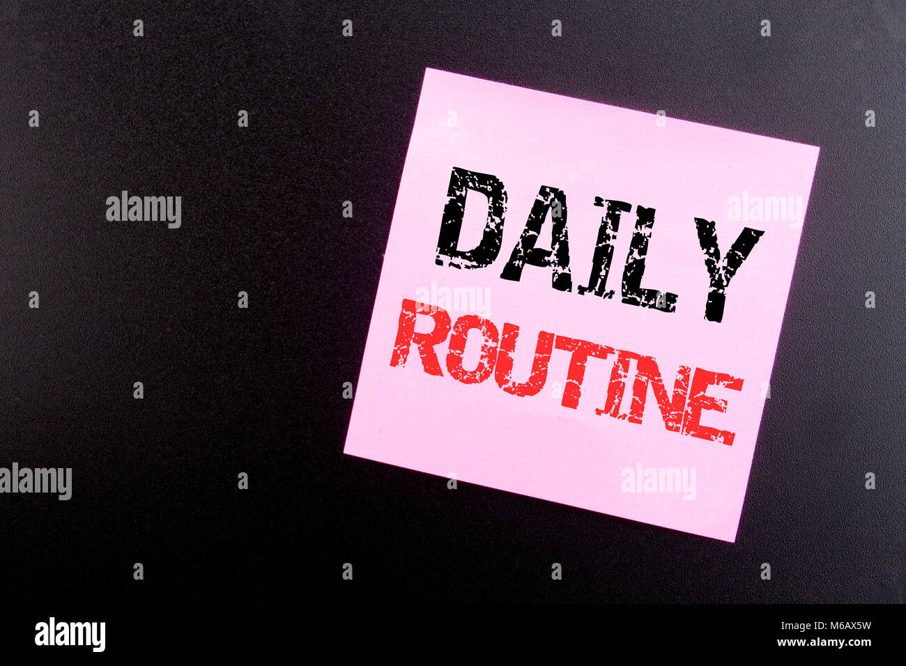 Word, writing Daily Routine. Business concept for Habitual Lifestyle ...